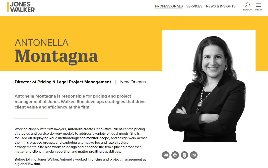 Antonella Montagna Joins Jones Walker | Jones Walker LLP